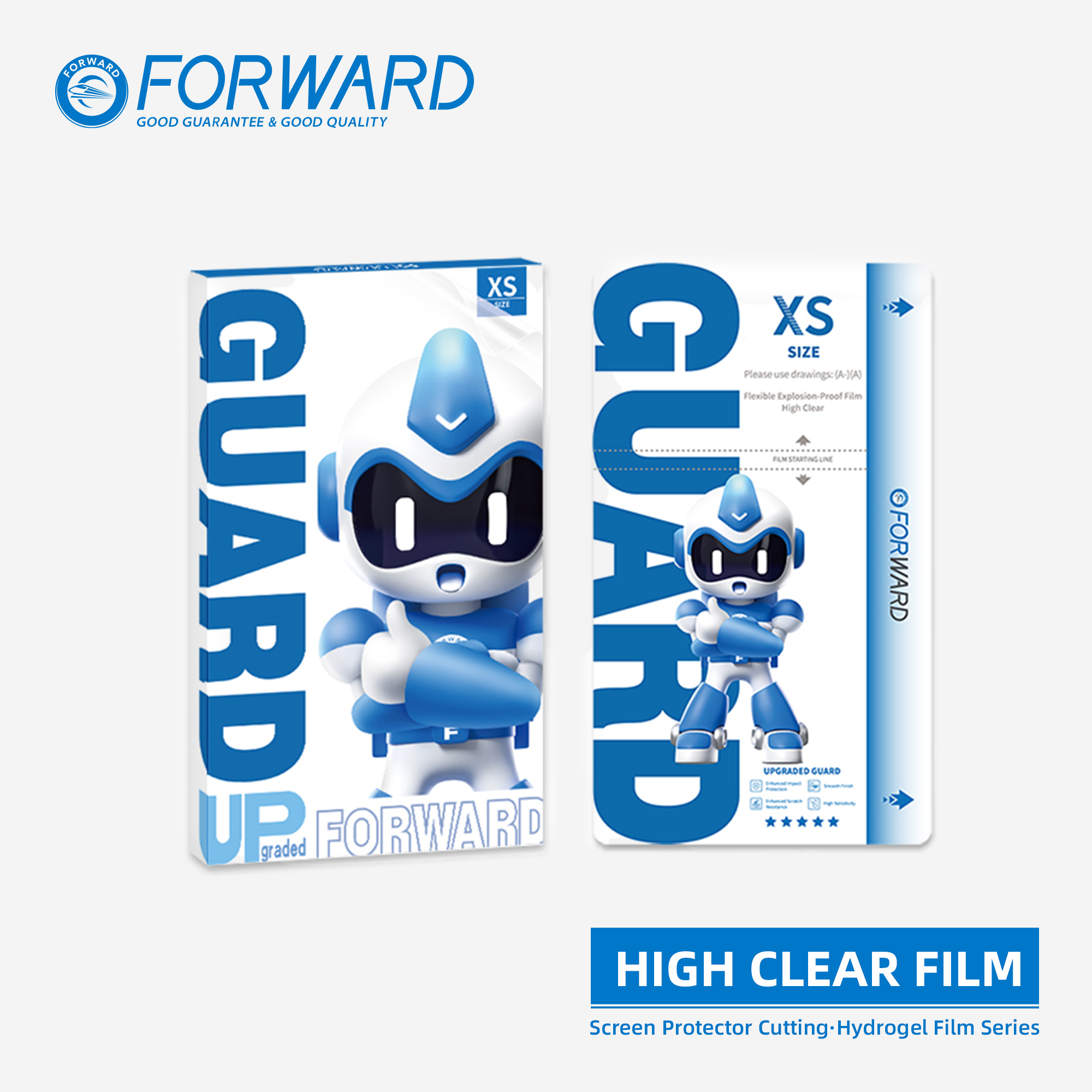 FW-GD01 - XS "Forward Guard" High Clear Film - Forward Machine Factory